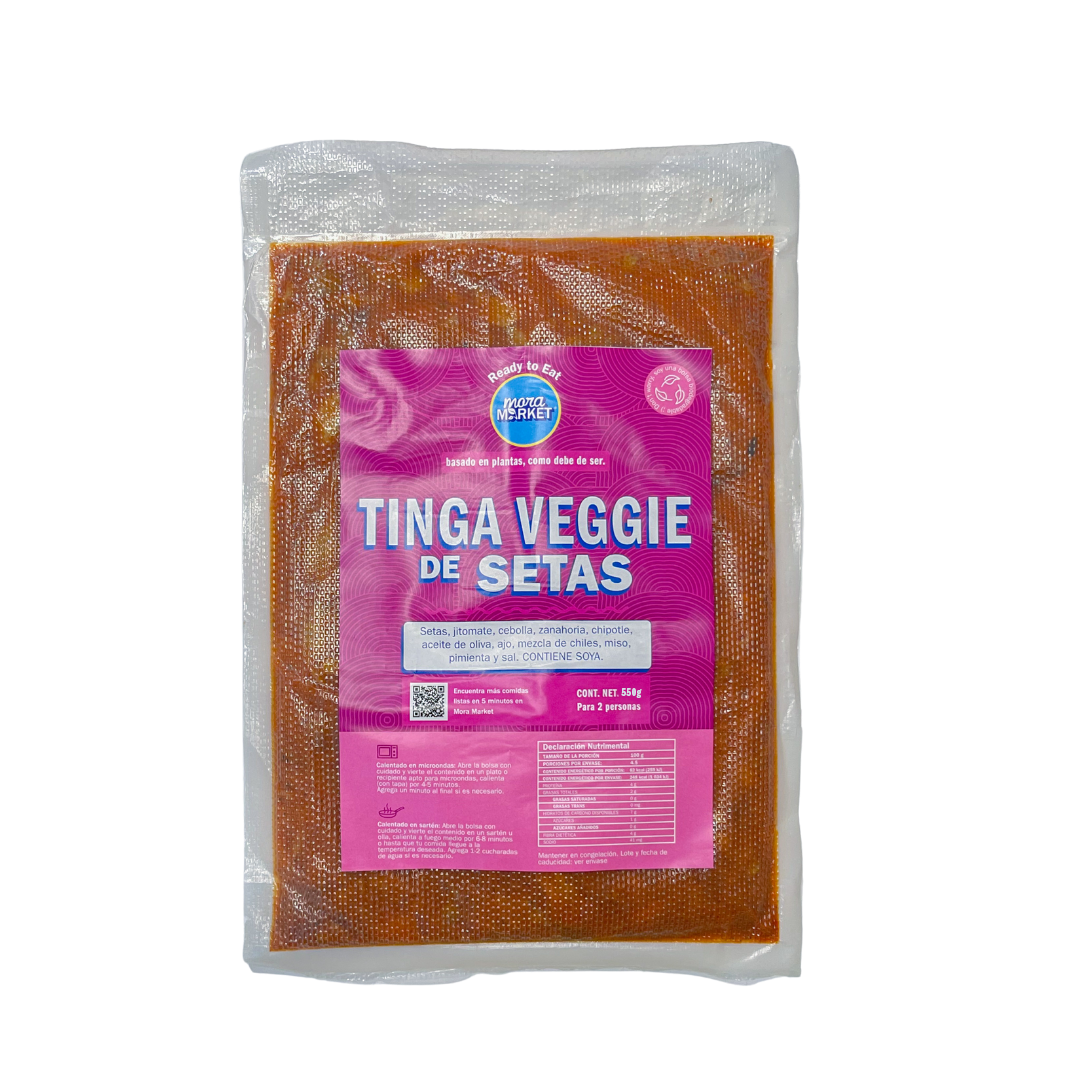Tinga veggie de setas – Mora Mora